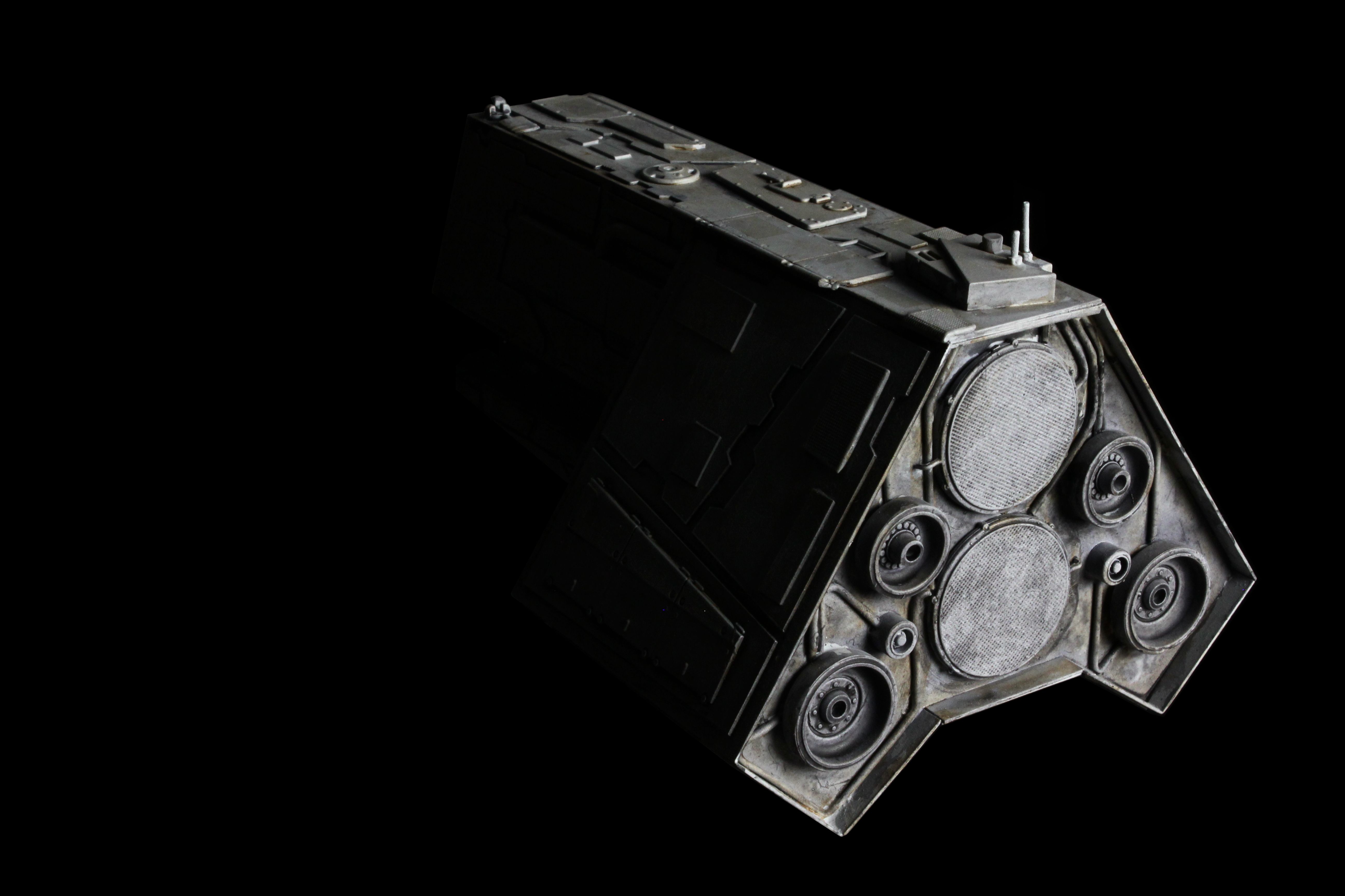 Scratchbuilt spaceship. Freight carrier. - Ready for Inspection - SF ...